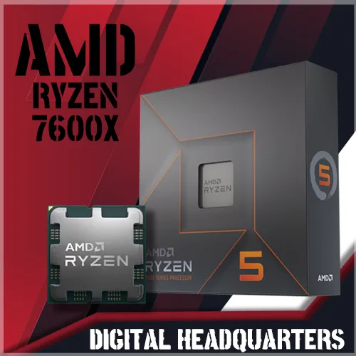 100% Real delivery AMD Ryzen 5 9600X 7600X 7500F 6Cores 12Threads ...