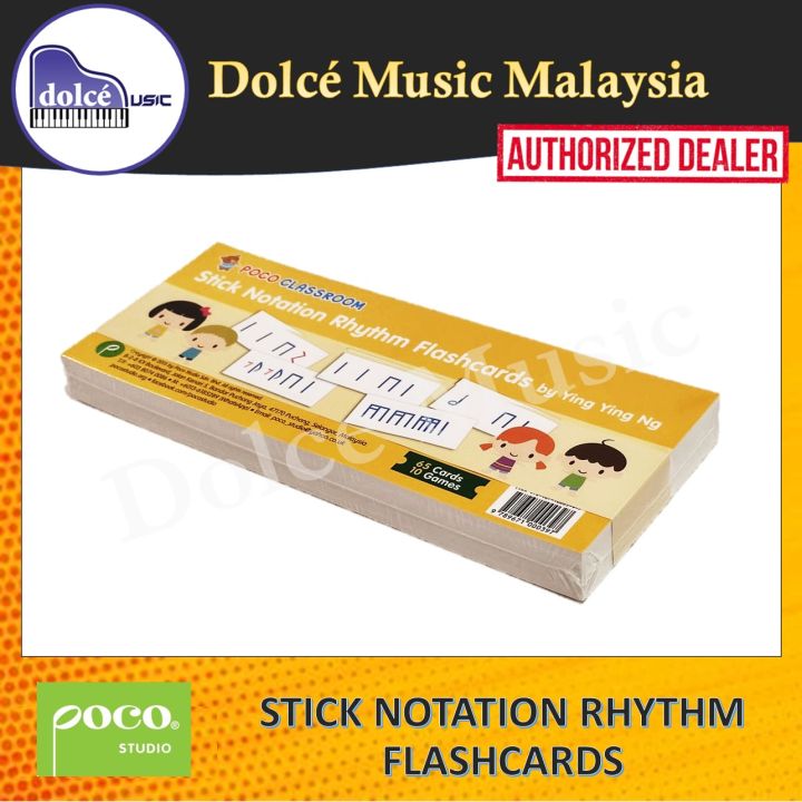 Poco - Stick Notation Rhythm Flashcards | Lazada