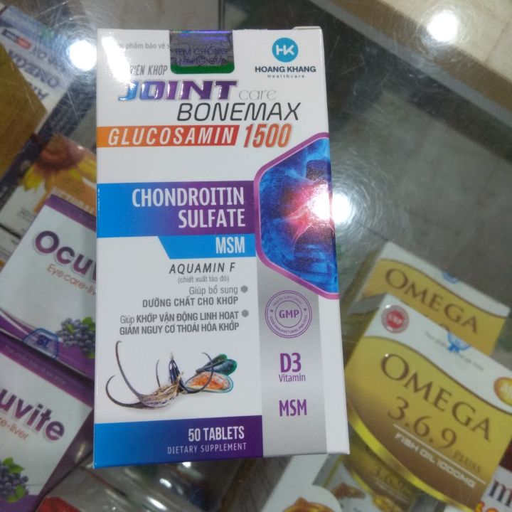 Combo 2 hộp Viên xương khớp JOINT CARE BONEMAX GLUCOSAMIN 1500 chính ...
