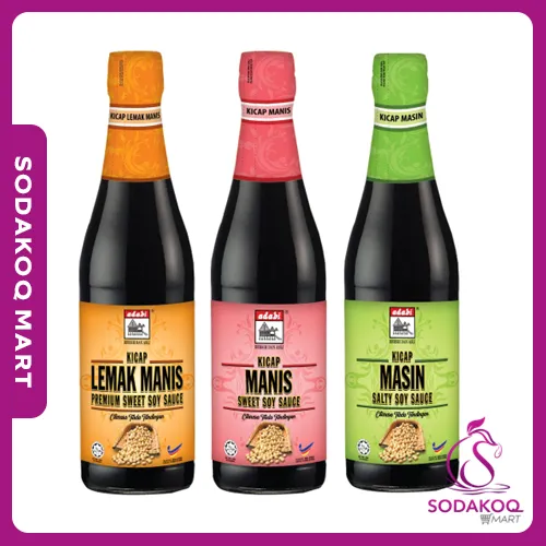 [EXP: 09/2024] ADABI Kicap Lemak Manis / Manis / Masin (340ml) | Lazada