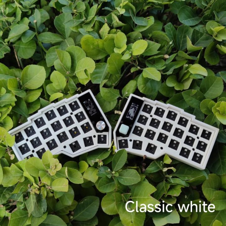 CORNE wireless split keyboard nickeview screen ZMK solution Bluetooth ...