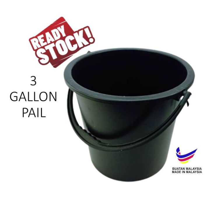 2/3/4 gallon Plastic Pail / Bucket / Baldi Air/ Bakul/ Tong Mop/ Tong ...