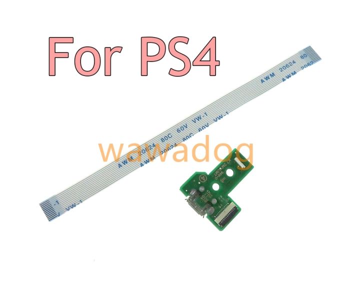 1pc/set For PS4 Controller Charging Socket Port Circuit Board JDS 001 011 030 040 050 with 12 14 ...
