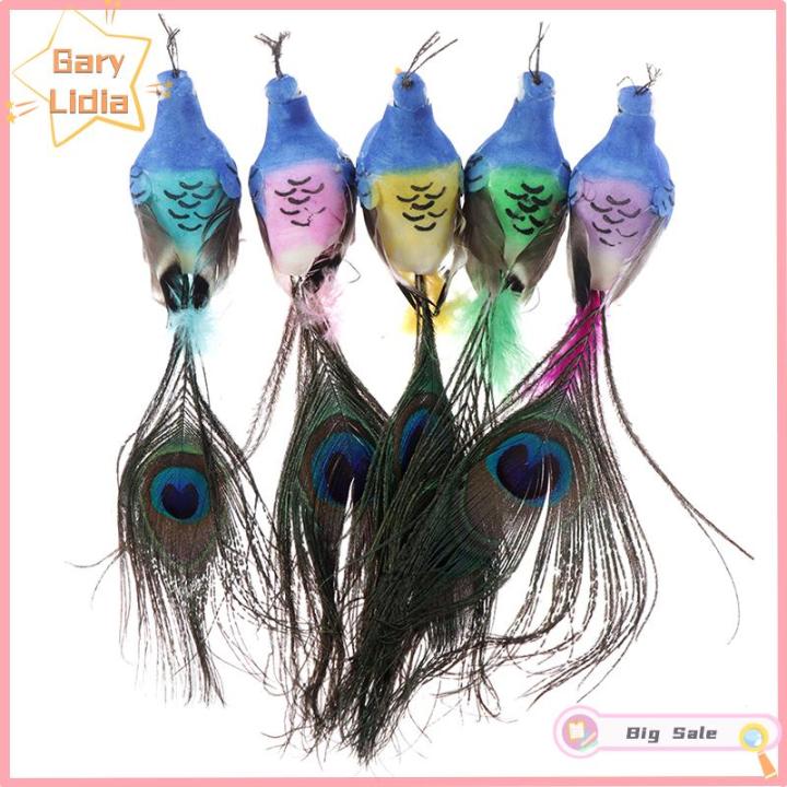 [Gary Lidia] Decorative Craft Birds Artificial Foam Feathers Bird Mini ...