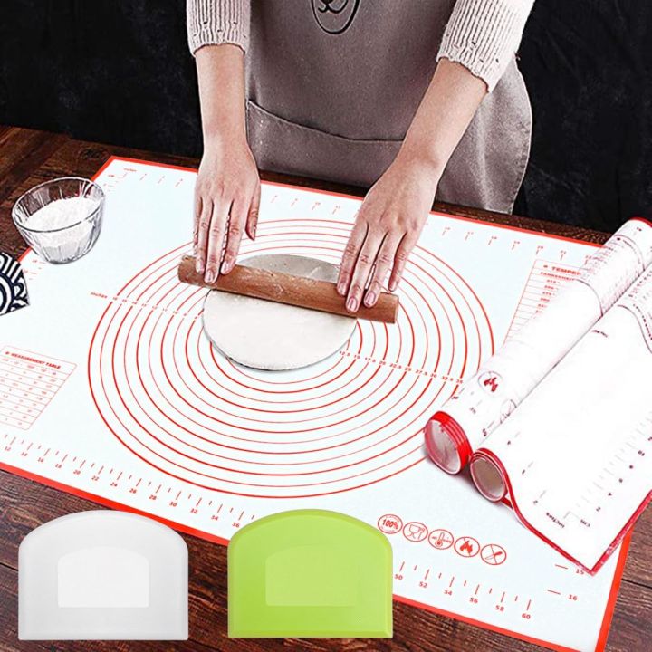 Silicone Pastry Mat for Rolling Dough Non Slip Extra Large 20"×28 ...