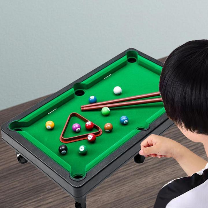 MagiDeal Mini Table Pool Toy Billiards Game Balls Snooker travel Indoor ...