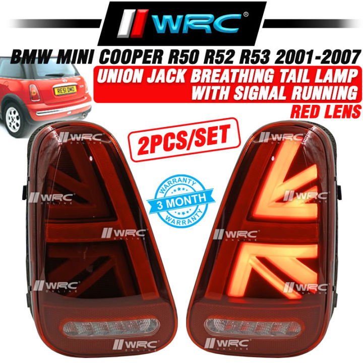 BMW Mini Cooper R50 R52 R53 2001 - 2007 Union Jack Breathing Tail Lamp ...