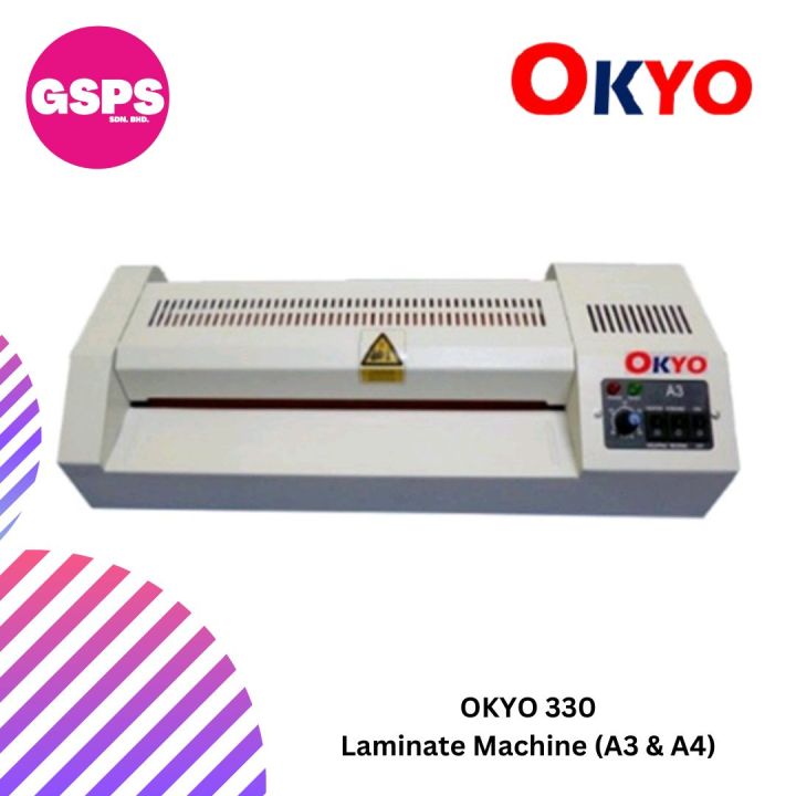 OKYO 330 Laminate Machine (A3 & A4) | Lazada