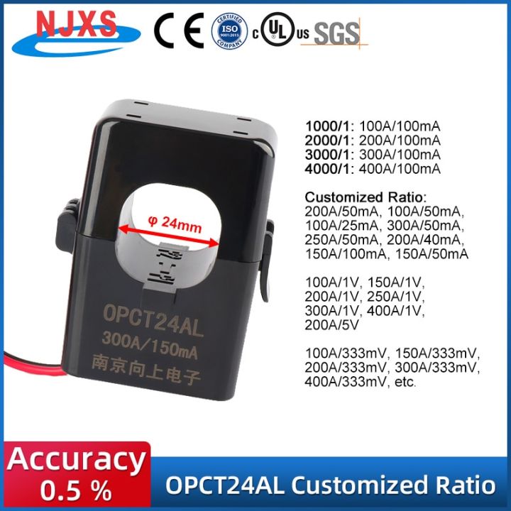 Split Core Transformer Sensor OPCT24AL 2000/1 3000/1 4000/1 200A 26.6Ma ... Split Core Transformer Sensor OPCT24AL 2000/1 3000/1 4000/1 200A 26.6Ma ...