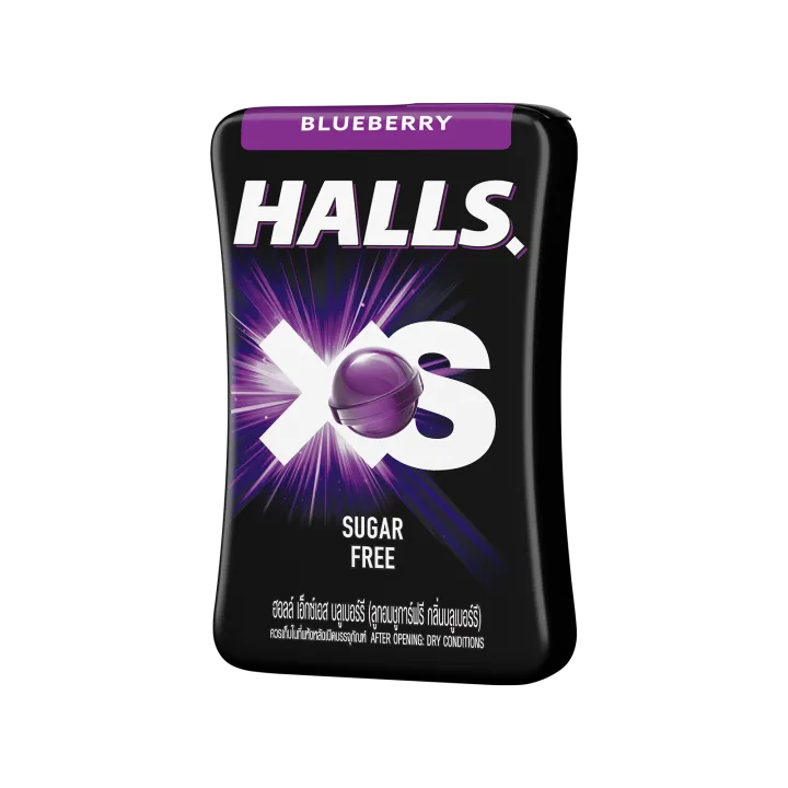 Halls XS Sugar Free Blueberry Candy 21s (15g) | Lazada