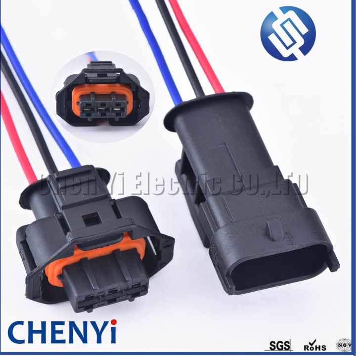 3 Pin Auto MAP Sensor Connector Common Rail Diesel Injection Pump ...
