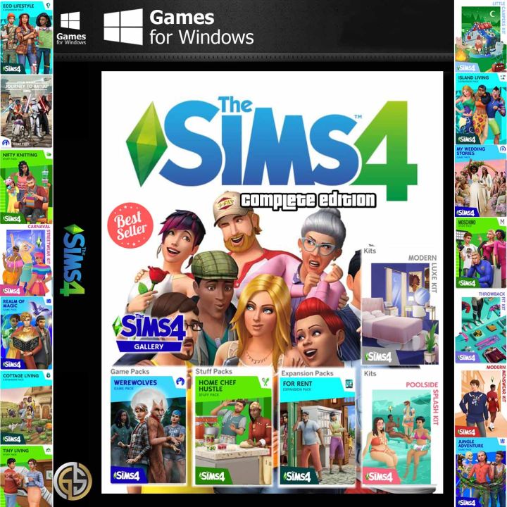 The Sims 4 Complete Edition for Windows PC Online Offline Updatable ...
