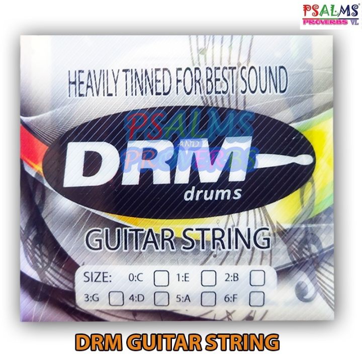 GUITAR STRING DRM ( 0 1 2 3 4 5 6) | Lazada PH