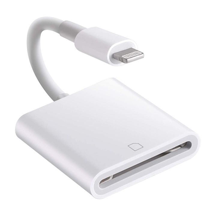 SD Card Reader for iPhone, Lightning OTG Adapter Cable for iPad,Trail ...