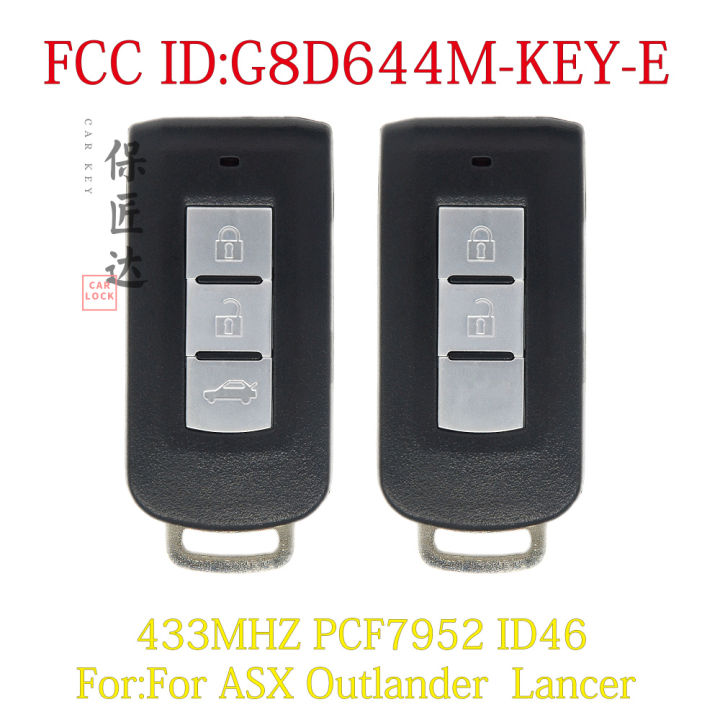BaoJiangDa Smart Key Fit for Mitsubishi Lancer Outlander ASX G8D-644M ...