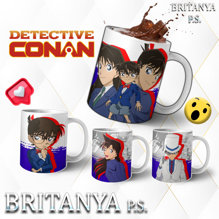 Detective Conan Anime Mug Design | Lazada PH