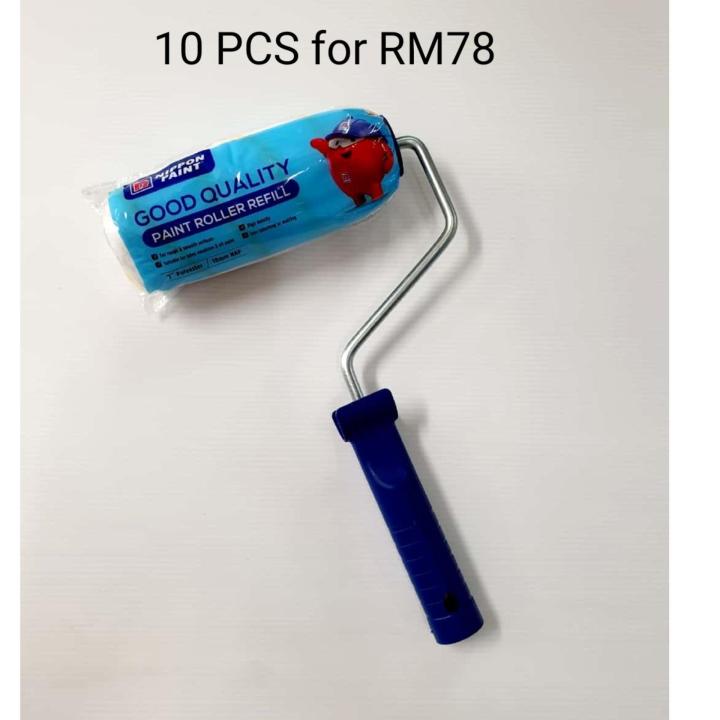 NIPPON 7'' POLYESTER PAINT ROLLER X (10 PCS) | Lazada