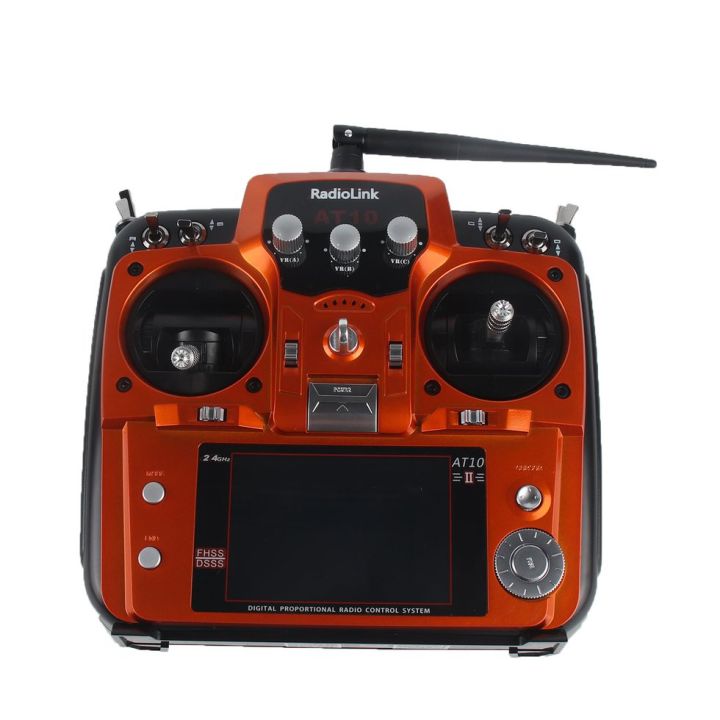 Radiolink AT10II 2.4G 12CH RC Transmitter Radio with R12DS Receiver RPM ...