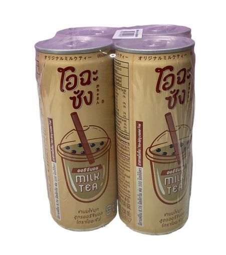 ชานมไข่มุก Bubble Milk Tea โอฉะซัง OCHASAN รุ่นกระป๋อง 230ml กดเลือก ...