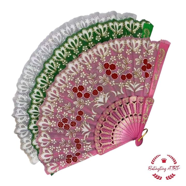 【BTT】Plum flower ancient style fan hanfun fan classic women fan folding ...
