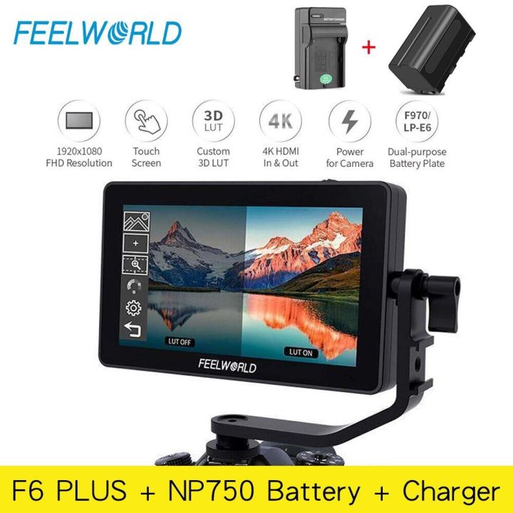 Feelworld F6 Plus V2 6 Inch On Camera Dslr Field Monitor 3d Lut Touch
