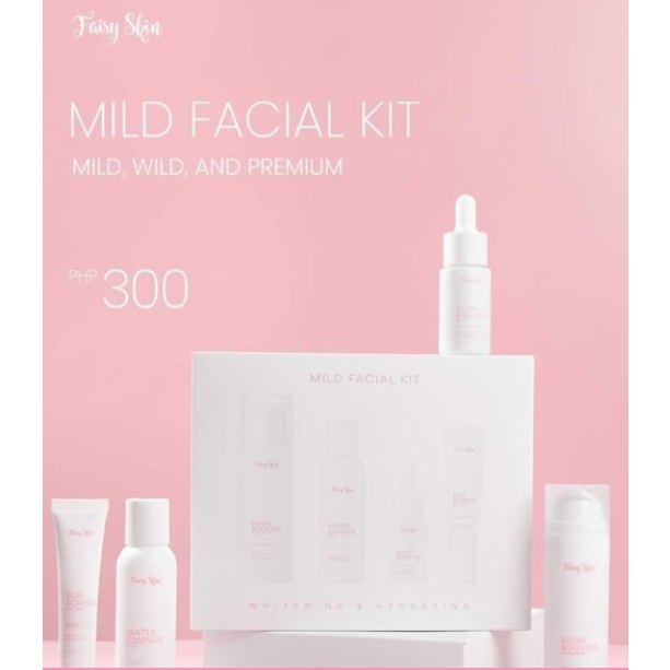 FAIRY SKIN MILD FACIAL KIT + Fairy Skin Cotton Pads | Lazada PH