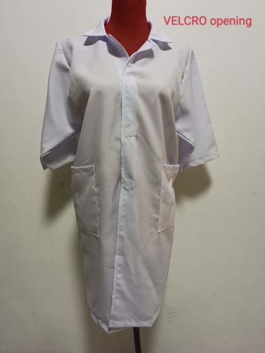 LABGOWN, labcoat / DOCTORS GOWN (nurse / food industry gown/ suit with ...