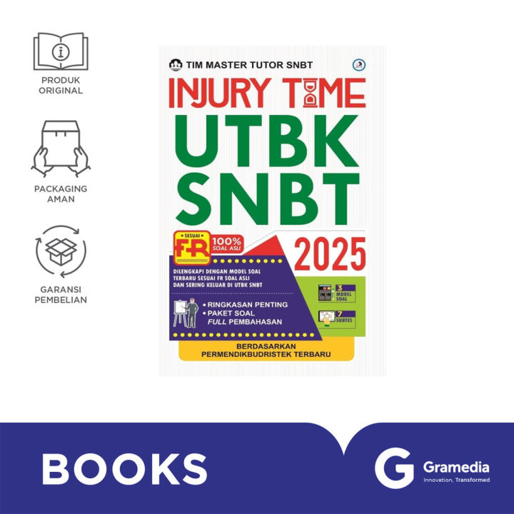 Buku Injury Time Utbk Snbt 2025 | Lazada Indonesia