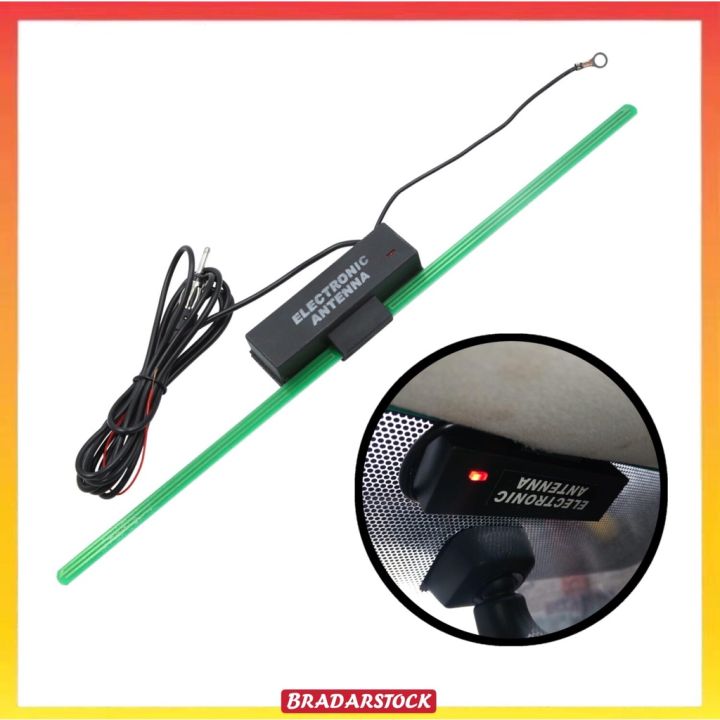 Universal Radio AM FM Antenna 12V Windshield Dashboard Car Lori Lorry ...