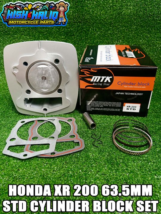 HONDA CYLINDER BLOCK SET FOR XR 200 63.5MM STANDARD | Lazada PH