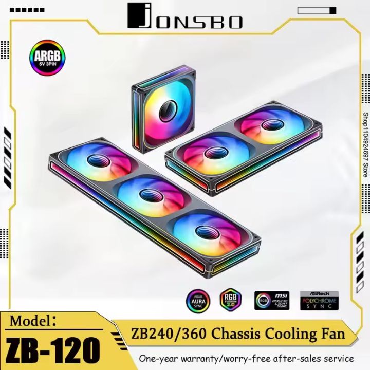 JONSBO ZB-120/240/360 Building Blocks Fan ARGB Edition Colorful ...