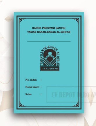 Buku Raport Santri TKA, TPA, TPA LANJUTAN dan TQA// Ukuran A5 | Lazada ...