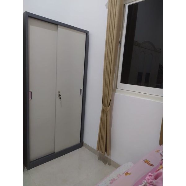Lemari Sliding Besi UB-36SL / AA-36SL - Lemari Sliding Arsip | Lazada ...