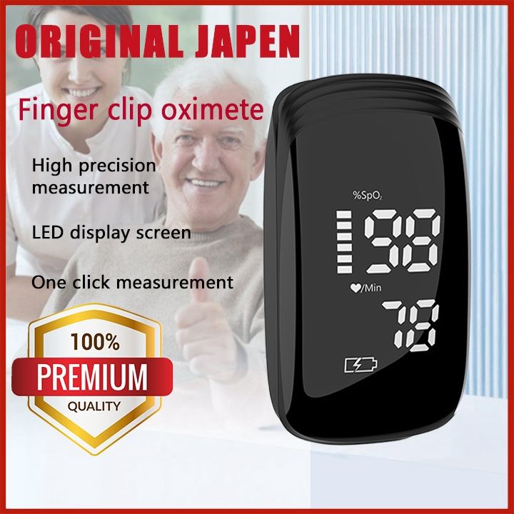 Pulse Oximeter Portable Rechargeable Oxymeter Finger Health Monitor for ...