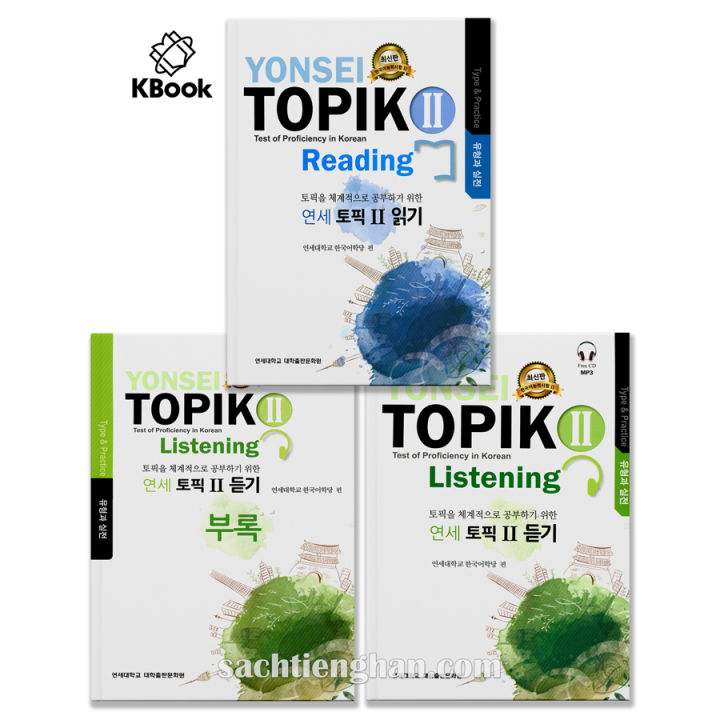 Combo Yonsei Topik (Bản màu đẹp, file nghe đầy đủ) | Lazada.vn