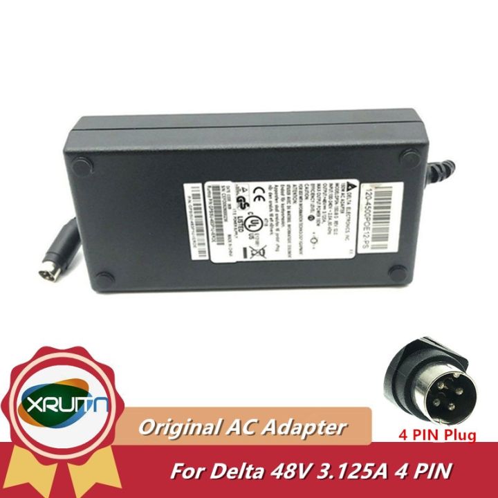 Genuine Delta DPSN-150JB D 150W AC Adapter 48V 3.125A 4 Pin P/N:GPSISU-483P1U-IERDE New original ...