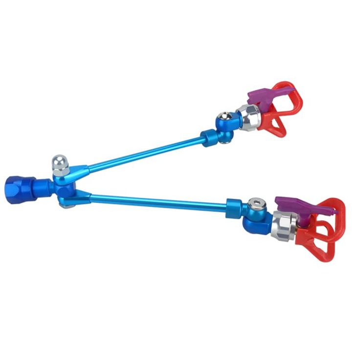 Airless Paint Spray Extension Pole Double 517 Nozzle Head Painting for ...