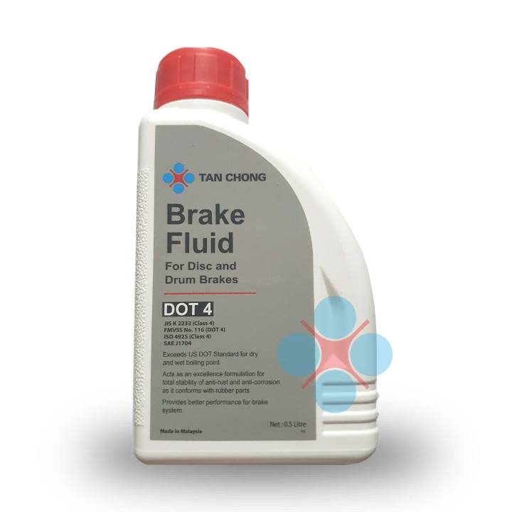 TAN CHONG Brake Fluid DOT 4 (500ML) | Lazada