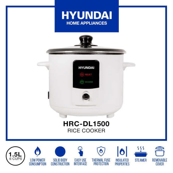 Hyundai Rice Cooker 1.5L HRC-DL1500 | Lazada PH