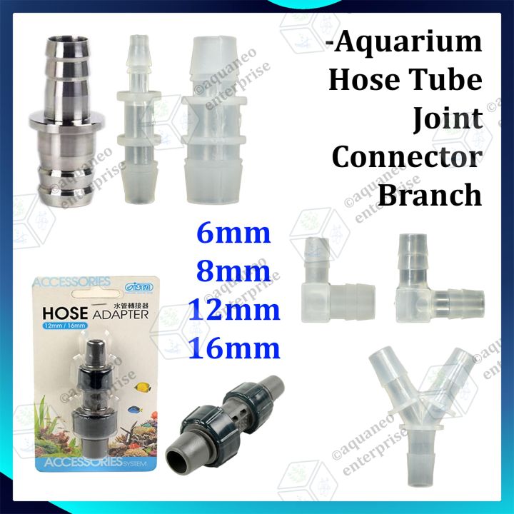 Aquarium Hose Adapter Connector Converter Stainless Steel Plastic ...