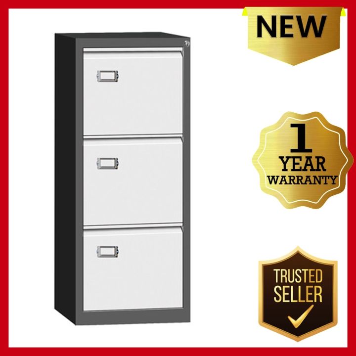 Vertical 3-Drawer Steel Filing Cabinet | Lazada PH