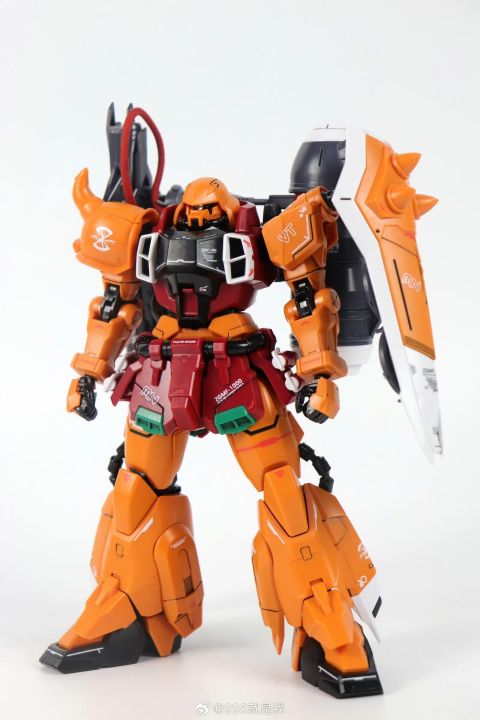 New Phantom Model MG 1/100 Black Orange Phantom zaku warrior comes with ...