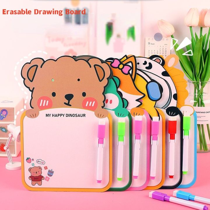 Student Cartoon Erasable Drawing Board Children's Graffiti Drawing ...