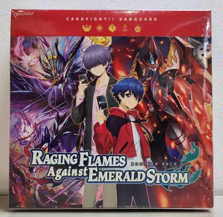 Cardfight!! Vanguard Booster Pack 07: Raging Flames Against Emerald ...