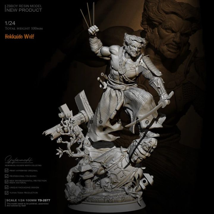 1/24 Resin model kits figure colorless and self-assembled TD-2877 ...