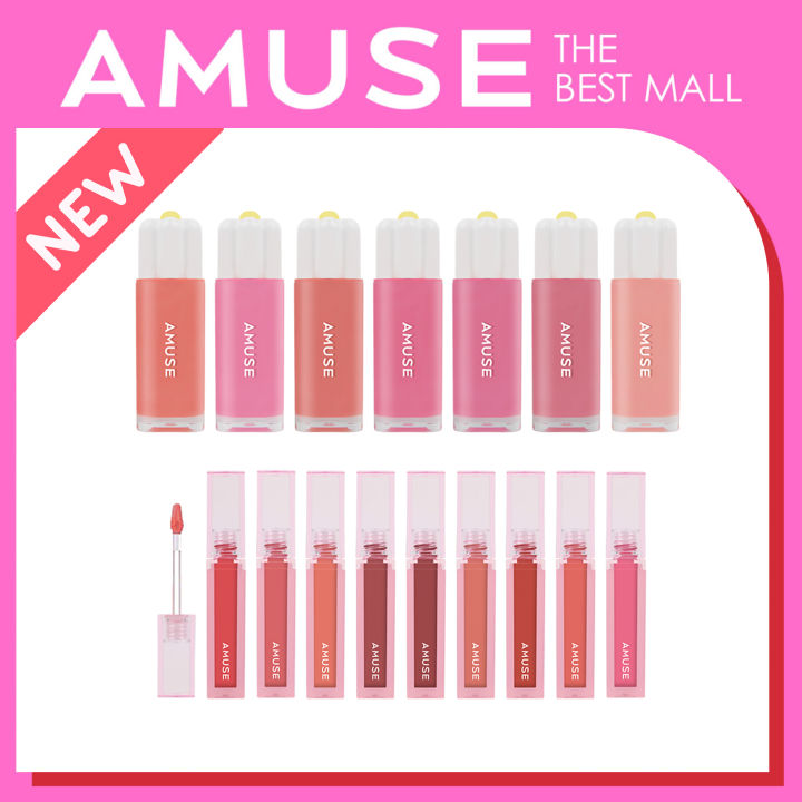 [AMUSE] New! Dew Tint VEGAN Lip Tint 4g (14 Colors) | Lazada PH