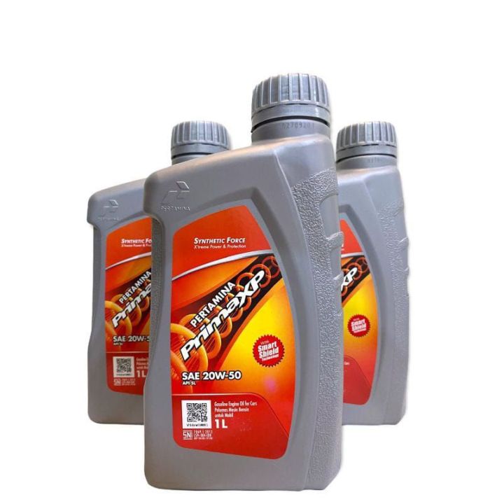 OLI PERTAMINA PRIMA XP API SAE 20W-50 1000ML/1LITER | Lazada Indonesia