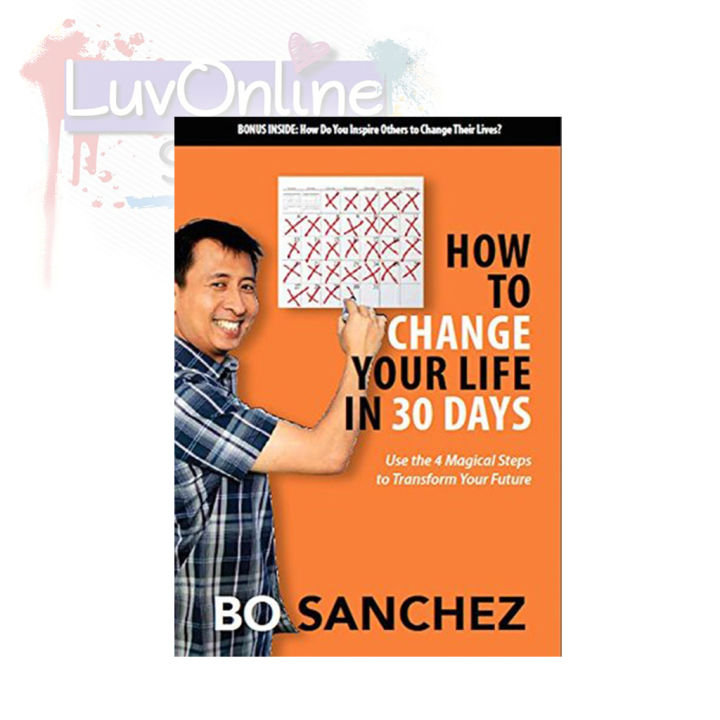 How to Change Your Life in 30 Days book by Bo Sanchez Self-Help books ...