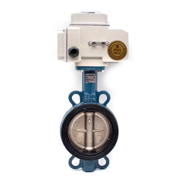 3 year warranty Electric Flange Butterfly Valve D971X-16 Clamp Soft Seal Water Valve Actuator ...