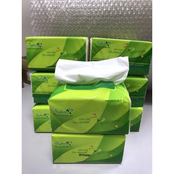 Native wood pulp facial tissue Interfolded Paper Tissue 3Ply - 480Pulls ...